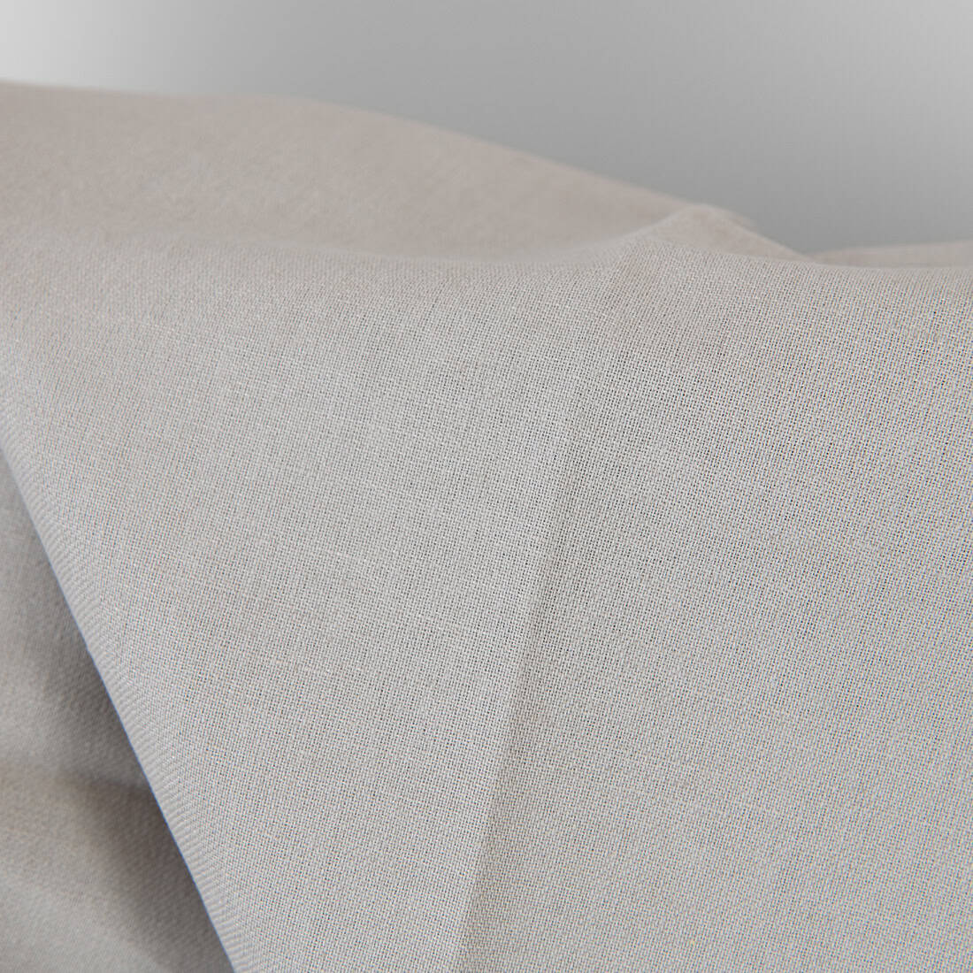 Jasnoszary Melanż Len Z Bawełną | Lniany Sklep